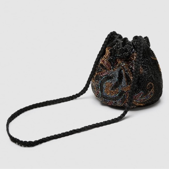 Zara | Bags | Zara Handmade Beaded Dolly Crossbody Bag | Poshmark